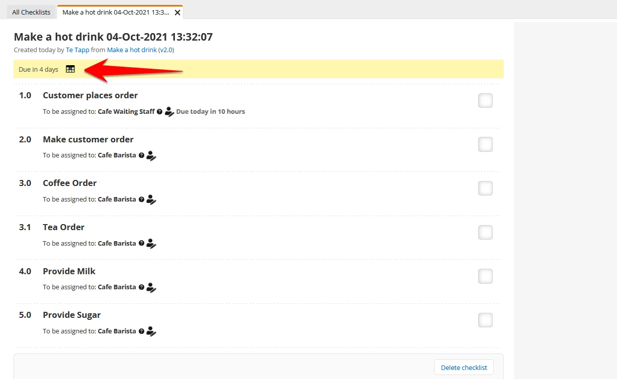Nintex Promapp - Cannot save an activity due date in a Checklist ...
