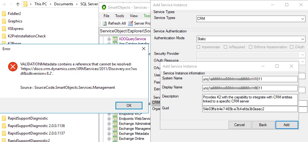 CRM registration: Not able to register a CRM Service | Community