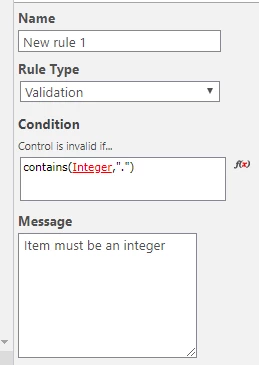 How to add a validation for a Number column to accept only integer ...