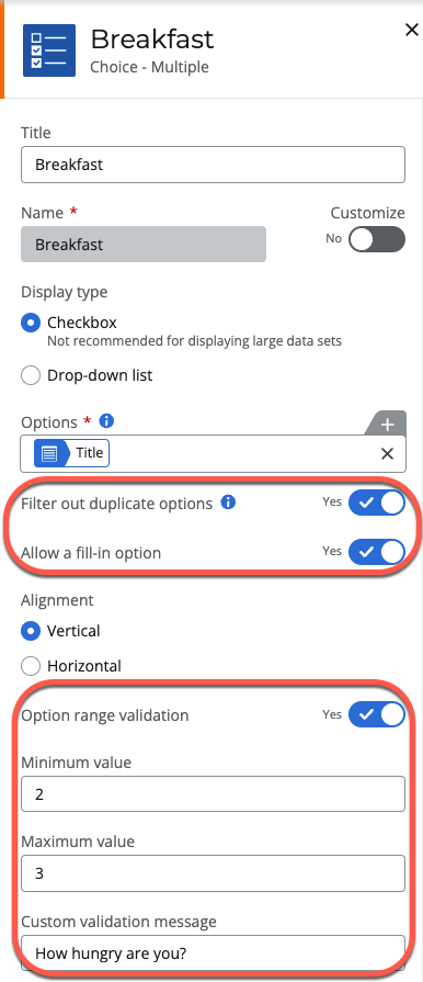 Forms Choice Multiple Control Update Community