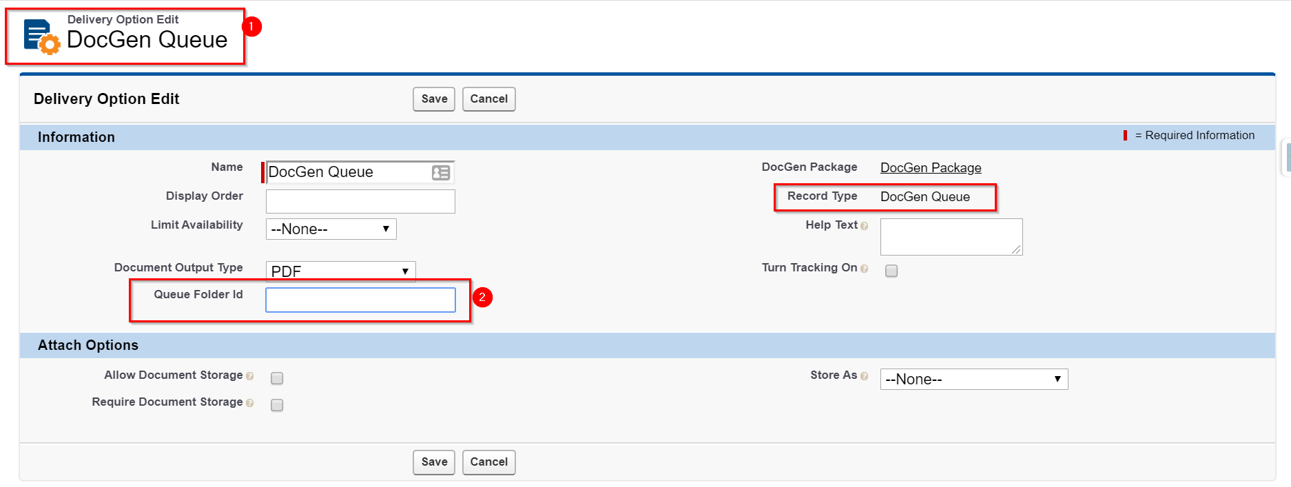 Drawloop Configure Queue Folder Id For Docgen Queue Delivery Option Community 8194