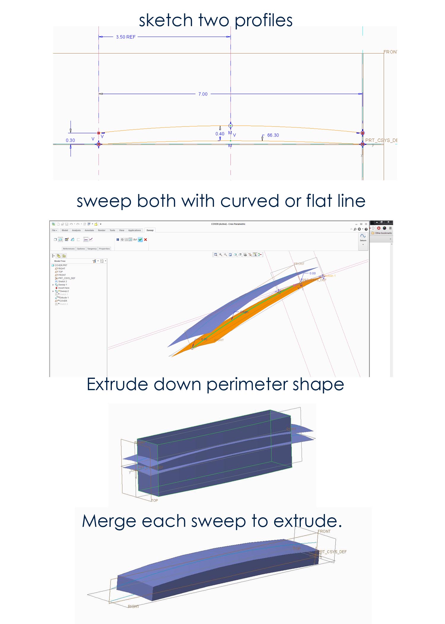 Surfaces in Pro Engineer | Community