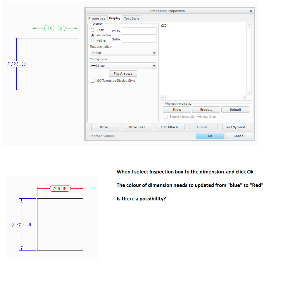 Simple automation Reuqest for changing colour on Dimension when ...