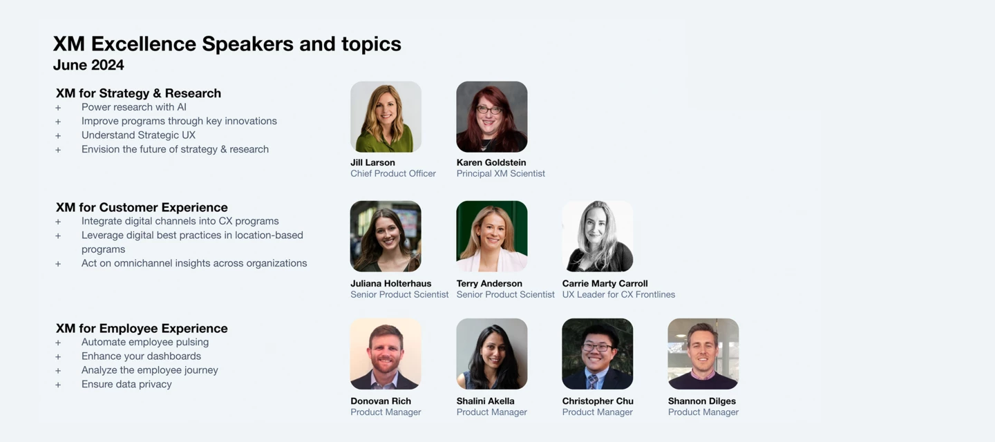 XM Excellence Q&A ft. Qualtrics Product Leaders - June 2024 ...