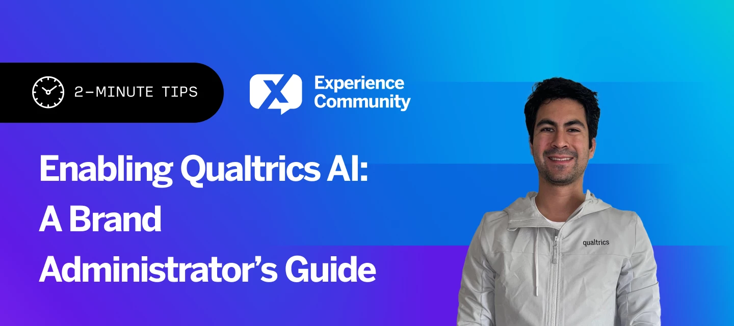 🕑 Enabling Qualtrics AI: A Brand Administrator's Guide| 2-Minute Tips ...