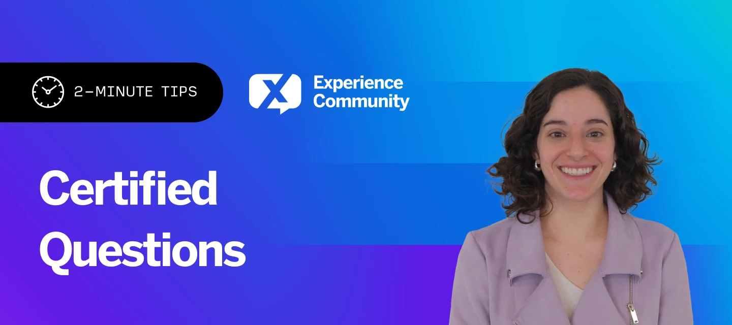 🕑 Certified Questions| 2-Minute Tips | December 02nd 2025 | XM Community