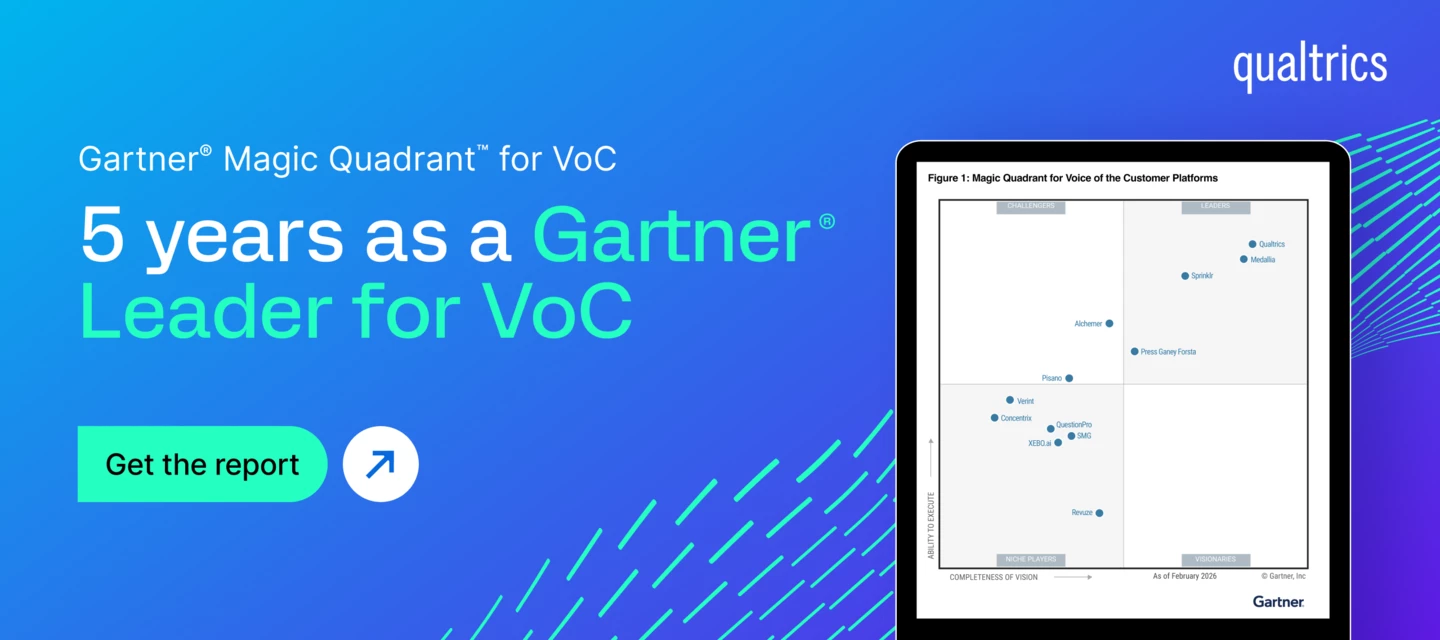 Qualtrics named a Leader again in the Gartner Magic Quadrant for VoC ...