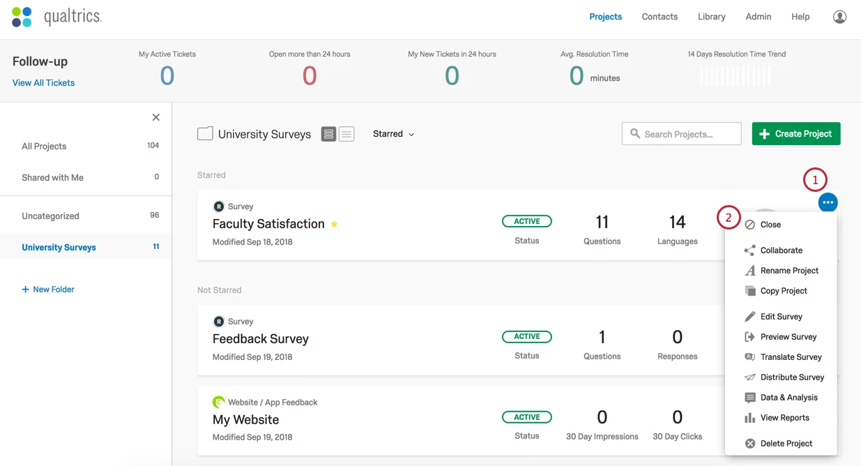 Closing A Survey XM Community