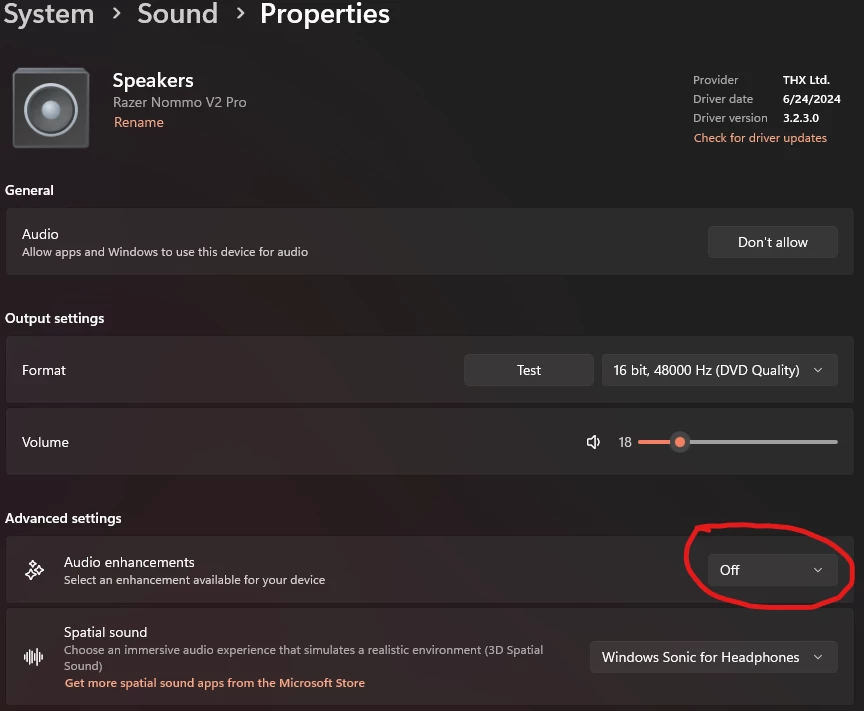 [BUG] Razor Nommo Pro - no sound after Windows update? | Razer Insider