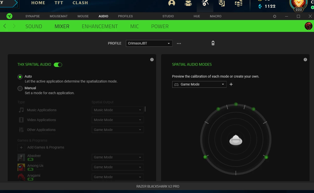 My pc wont let me use THX Spacial 7.1 surrond sound on razer synapse 3 | Razer Insider