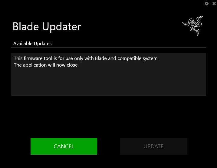 Unable to run Security updates from Razer | Razer Insider