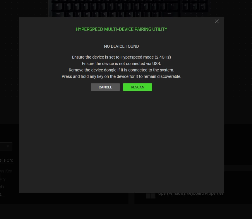can not connect multi device | Razer Insider