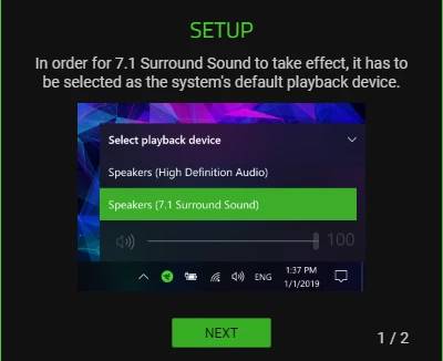 Razer Barracuda x 7.1 surround sound can't select device | Razer Insider