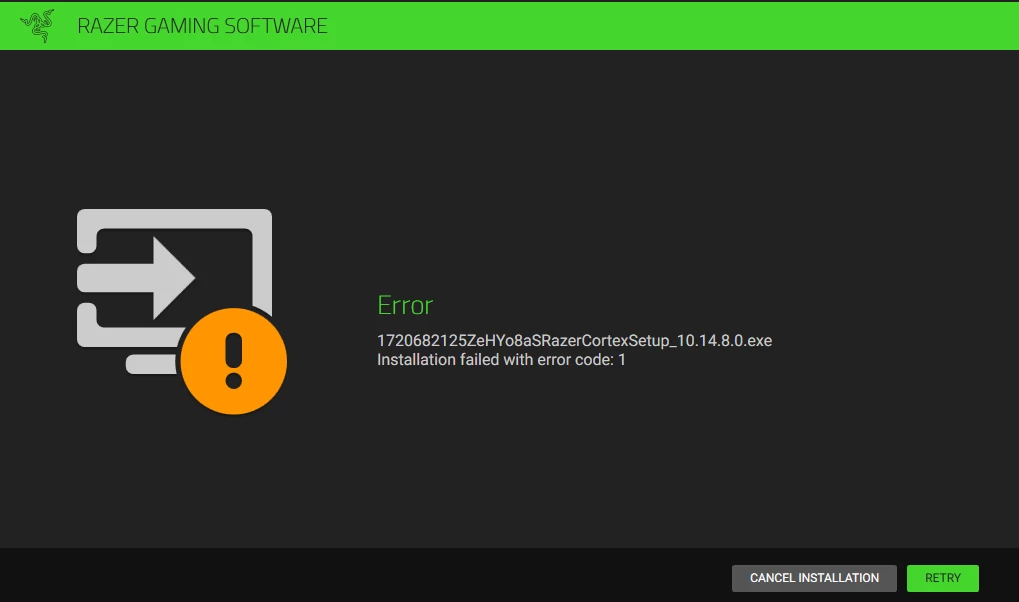 razer cortex update error | Razer Insider