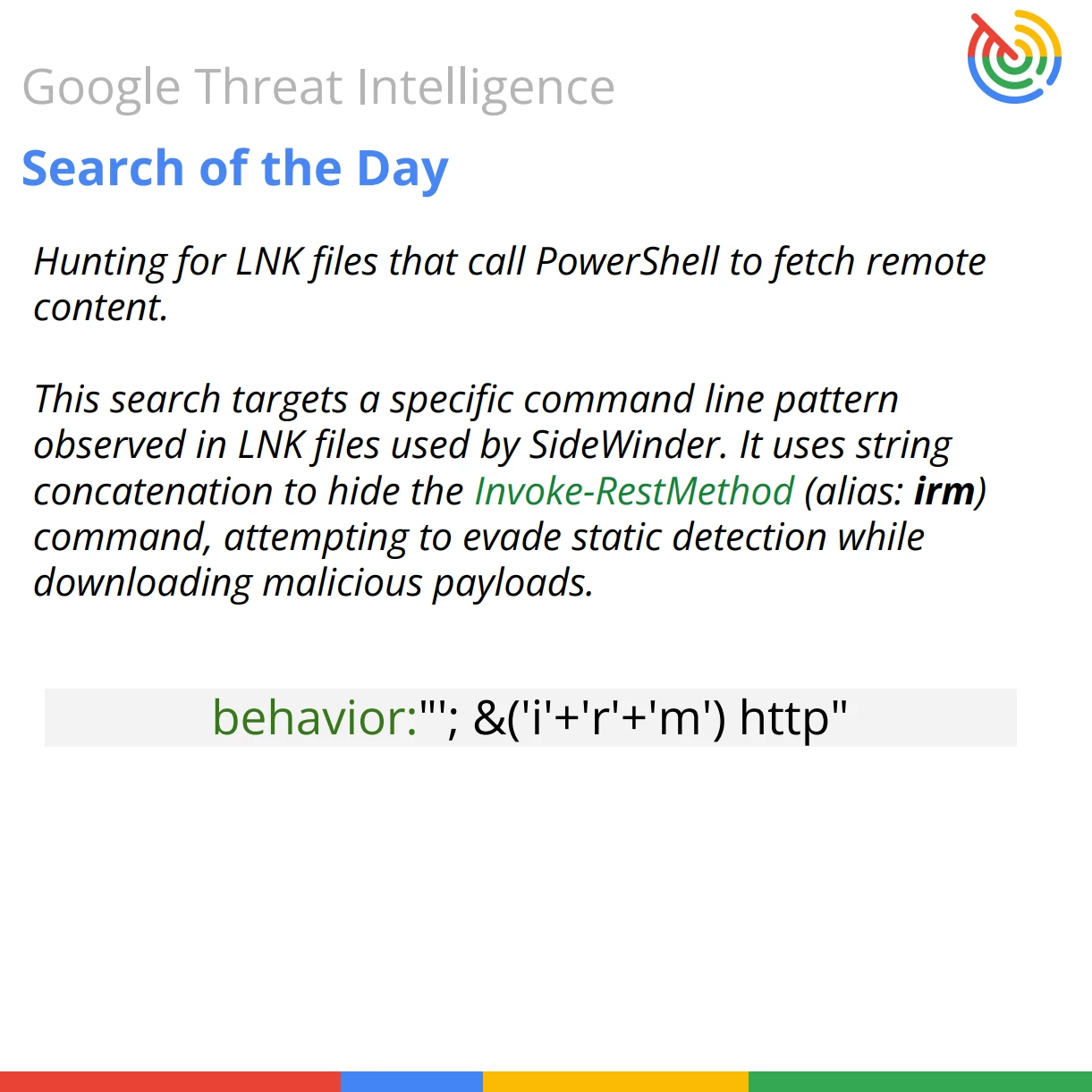 Month of Google TI Search - Day 7 Recap: Unmasking Obfuscated ...