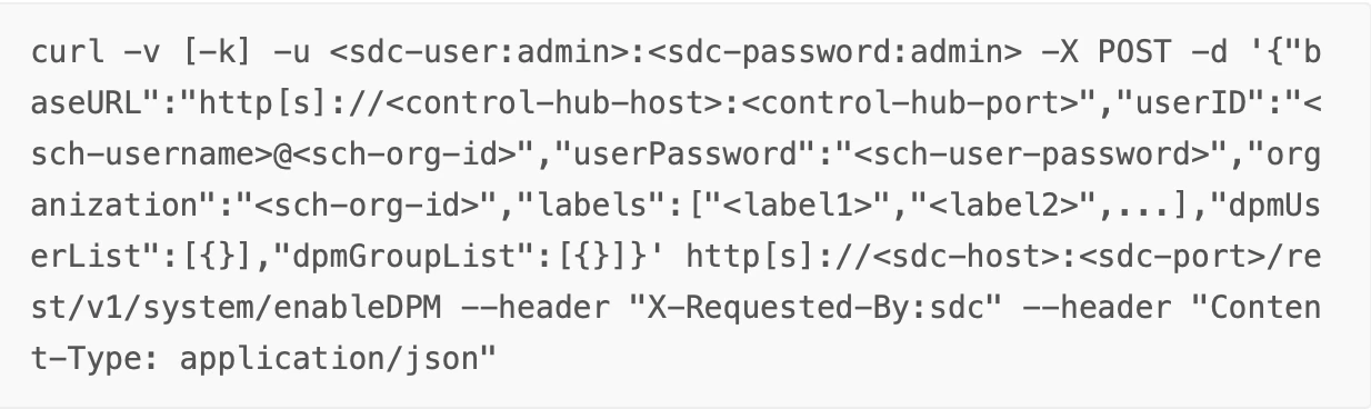 How to register and unregister an SDC instance with Control Hub using the REST API | StreamSets ...