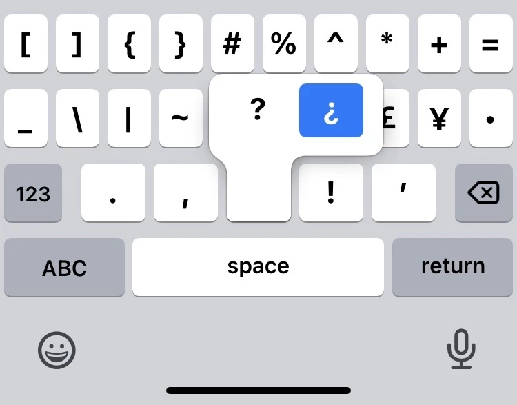 How To Type The Inverted ion Mark On IPhone IPad Webroot Community