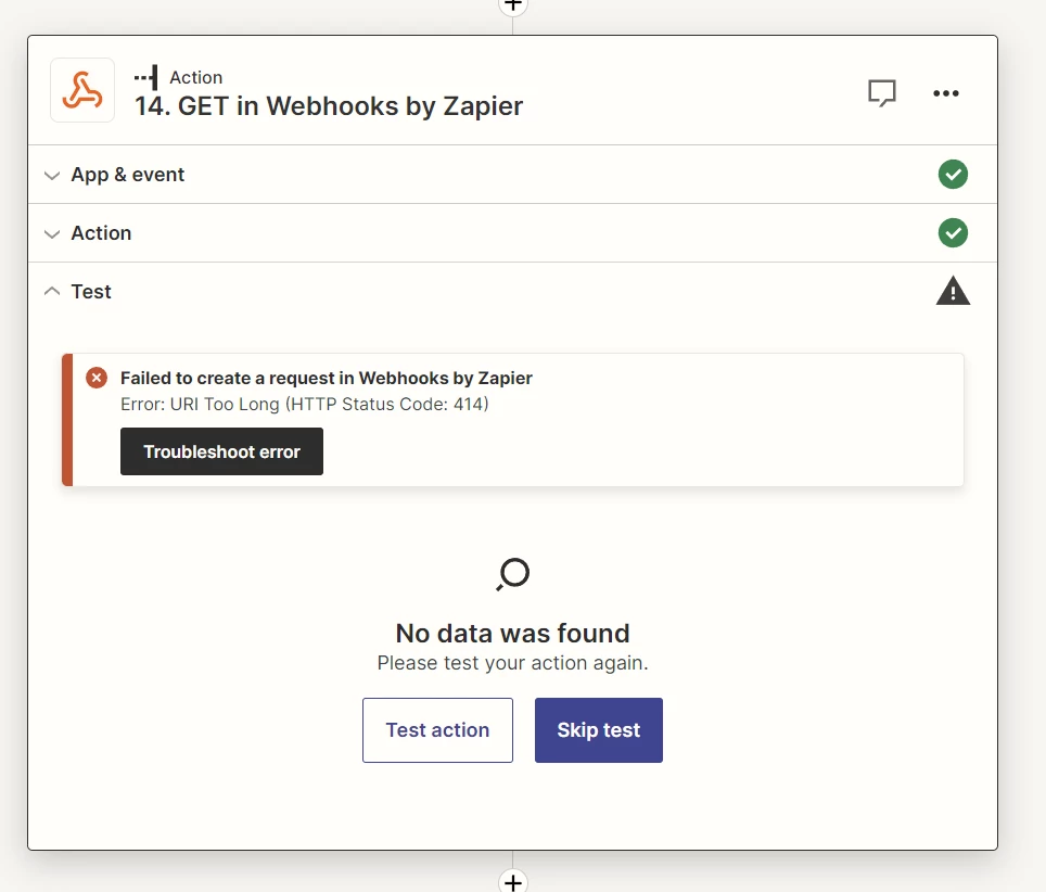 Error 414 URI Too Long Zapier Community Error 414 URI Too Long Zapier Community
