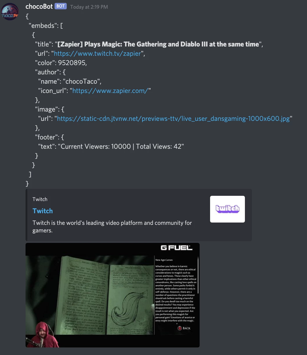 Zapier Webhook Embed Discord Zapier Community