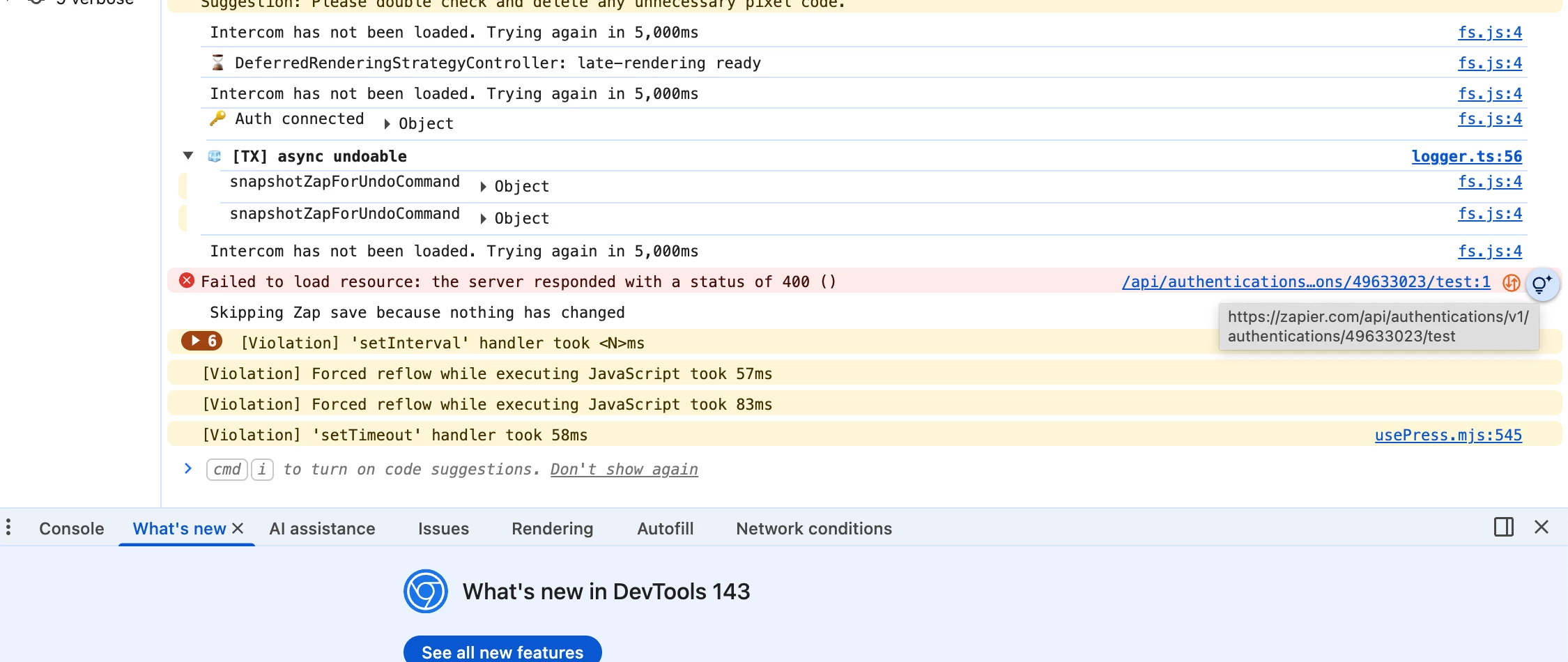 Repeat "This account connection is expired. You'll need to reconnect ...