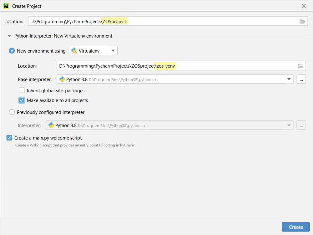 Setting Up A Virtual Environment In PyCharm For Your Project Zemax