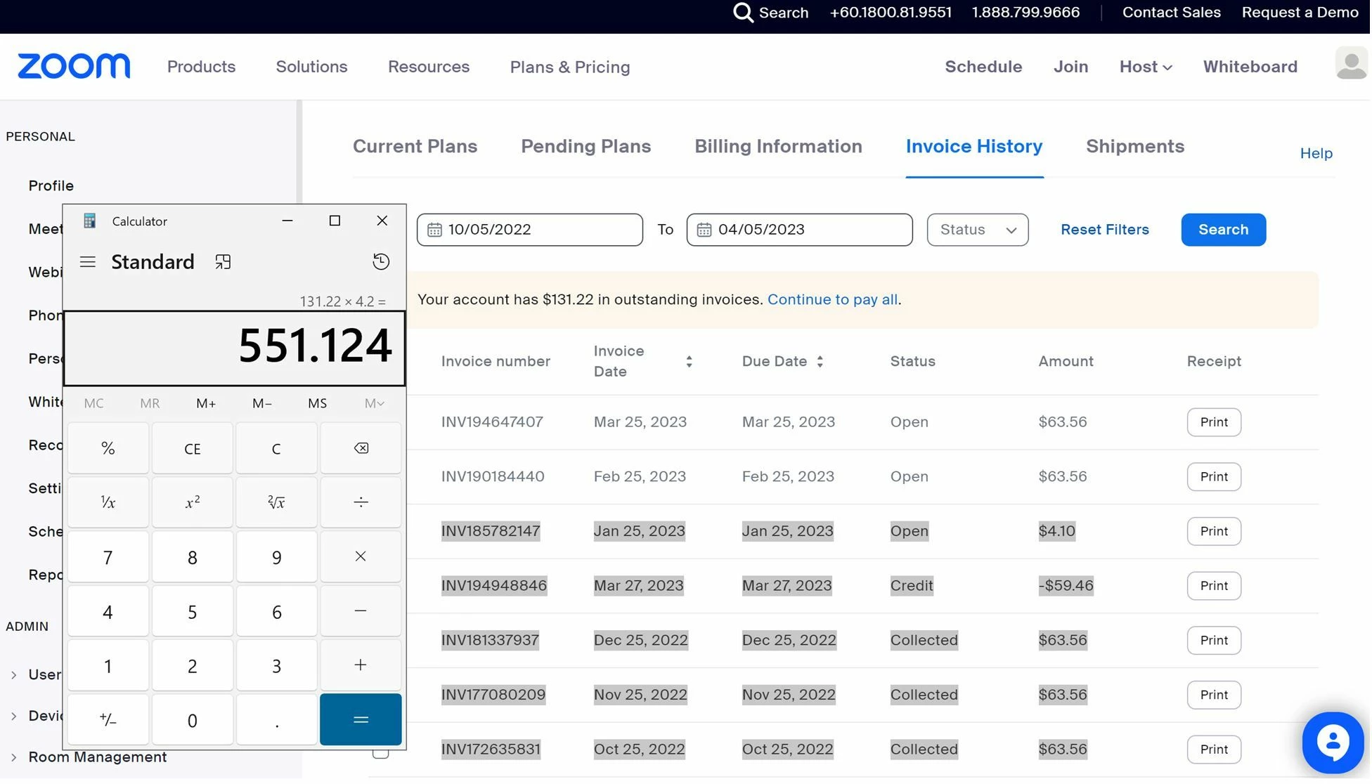 Acc change to basic after paid outstanding invoice | Community